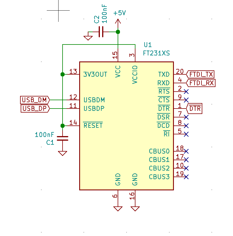 FT231XS + ATmega328P-AU Programming Issues FT231XS + ATmega328P-AU Programming Issues